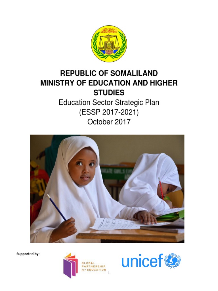 Education Sector Strategic Plan for the Republic of Somaliland (2017 ...