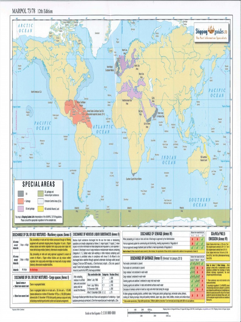 MARPOL Poster From Shipping Guides Limited | PDF
