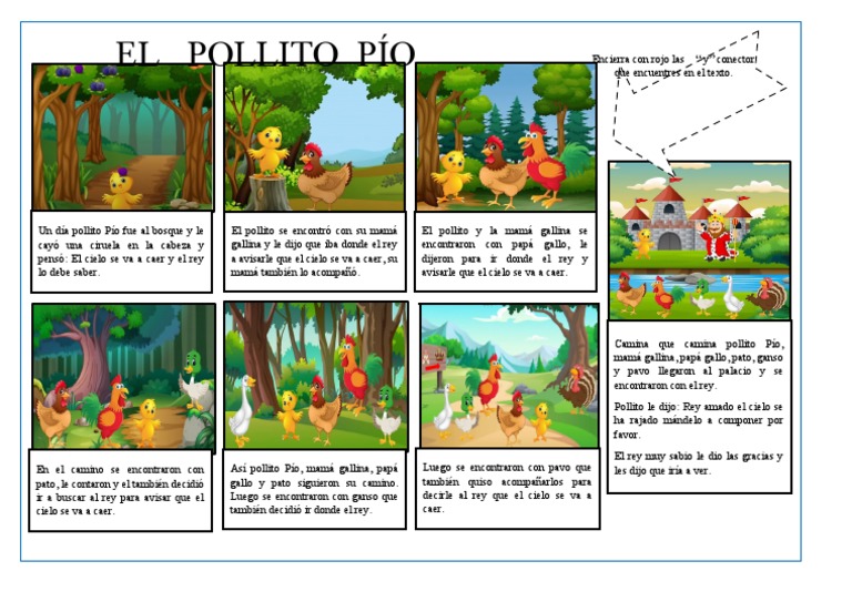 Cuento El Pollito Pío | PDF