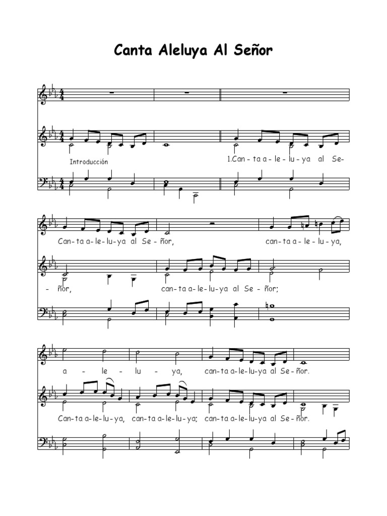 007 - Canta Aleluya Al Señor | PDF