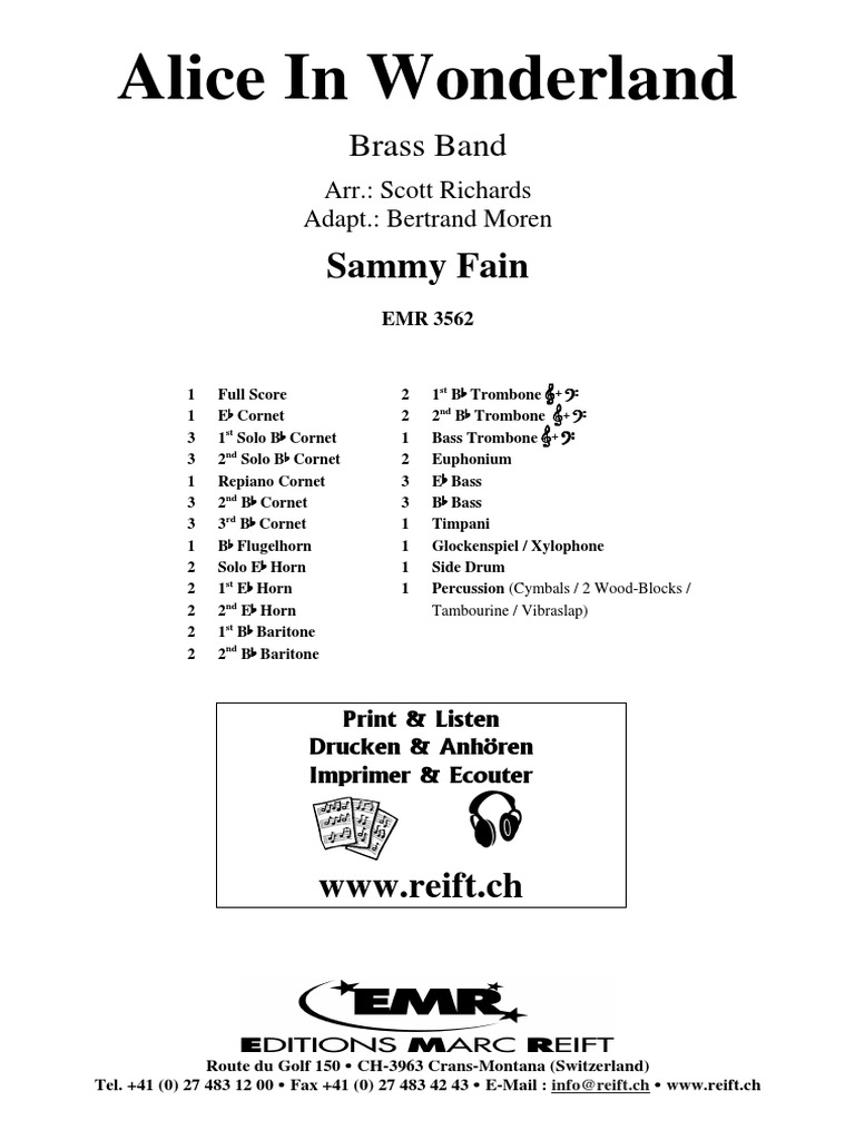 Alice Sample | PDF | Brass Instruments | Elementary Organology