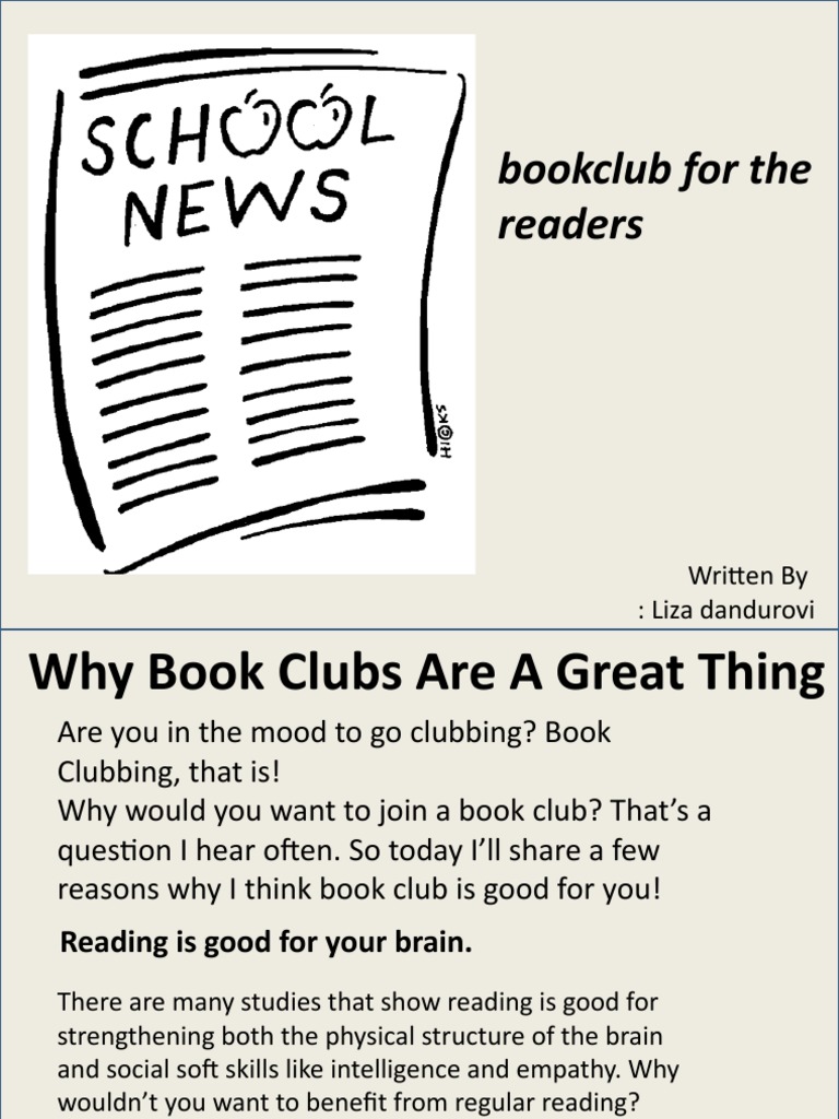 Bookclub For The Readers: Written By: Liza Dandurovi | PDF | Self ...