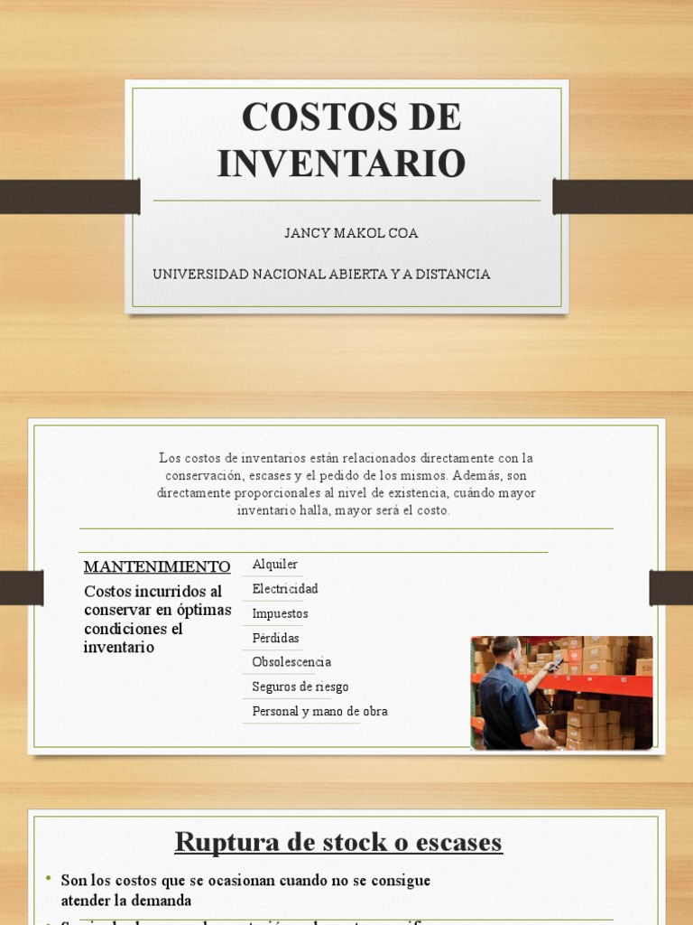 Costos de Inventario | PDF