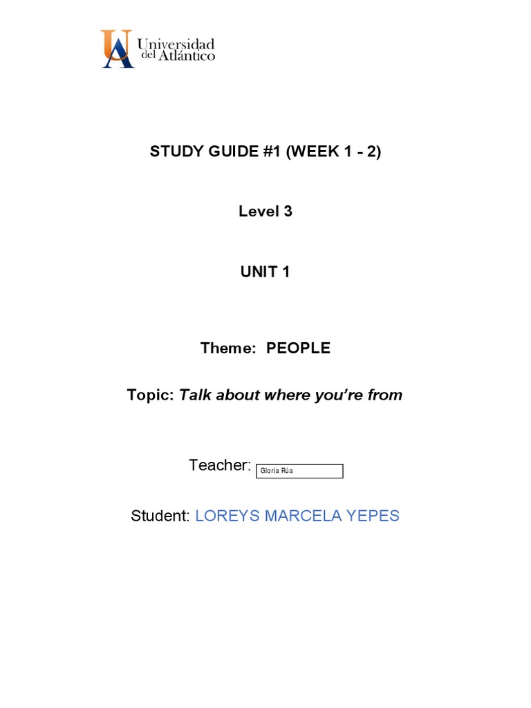 Study Guide 1 - Level 3 - Loreys | PDF | Cognition | Communication