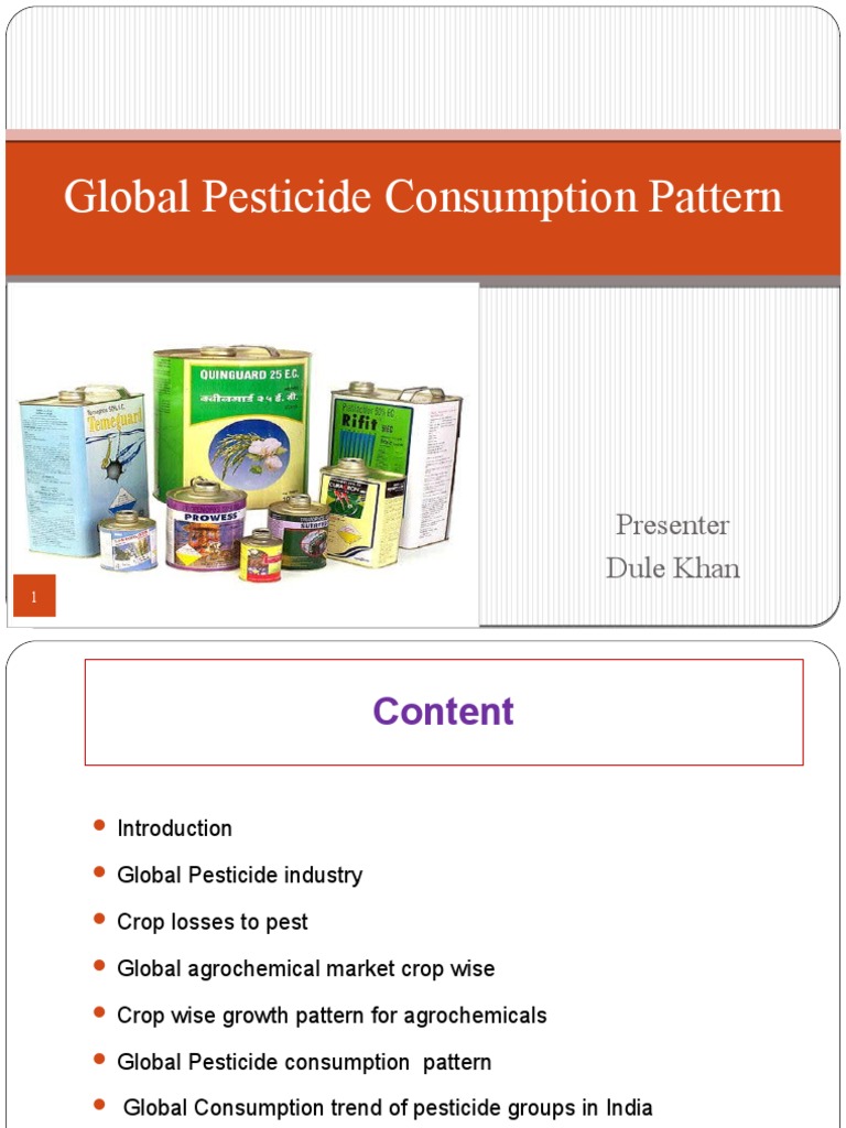 Global Pesticide Consumption Trends | PDF | Agriculture | Crops