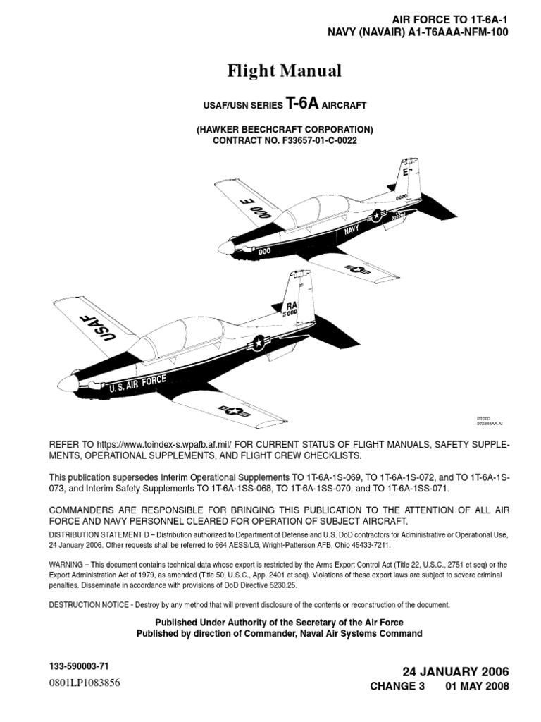 Flight Manual: Usaf/Usn Series Aircraft (Hawker Beechcraft Corporation ...
