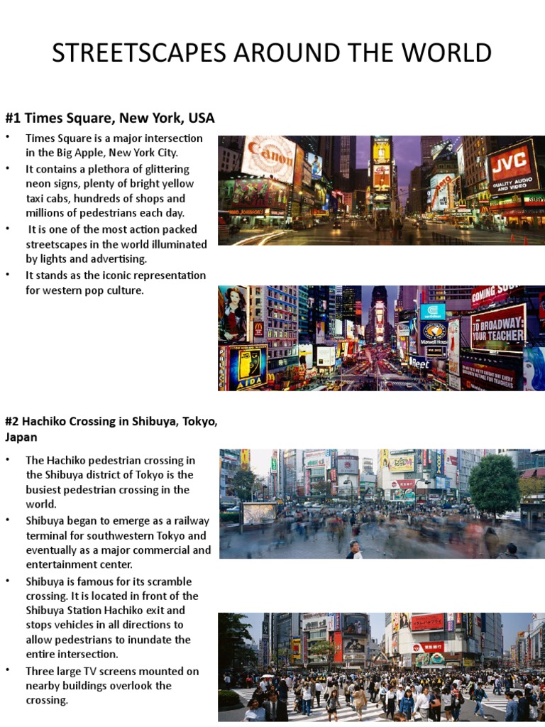 Streets Capes Around The World | PDF | Las Vegas Strip | Transport