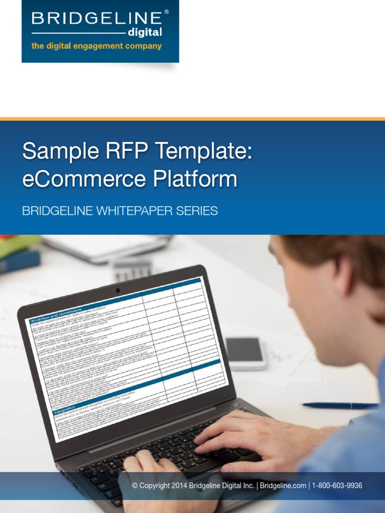 Sample Ecommerce RFP Template - Bridgeline Digital | PDF | Metadata ...