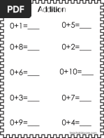 Spring Bugs Addition | PDF