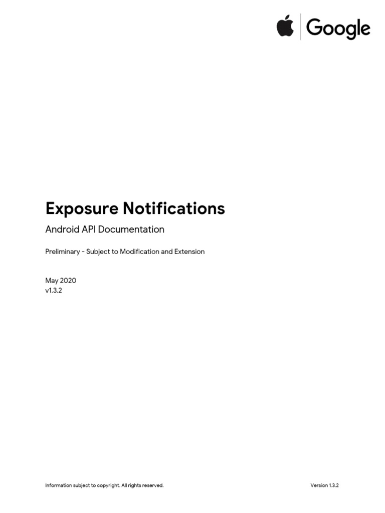 Android Exposure Notification API Documentation v1.3.2 | PDF ...