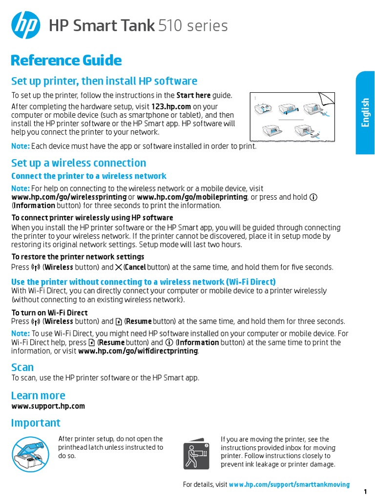 HP Smart Tank: 510 Series | PDF | Mobile Device | Media Technology