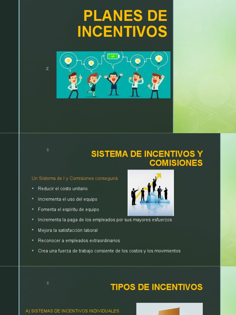 Planes de Incentivos | PDF | Salario | Beneficio (economía)