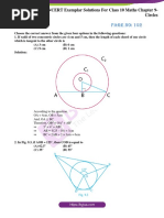 RD Sharma Solutions For Class 10 Maths Chapter 10 Circles | PDF ...