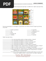 Mga Simbolo Sa Mapa - Worksheet | PDF
