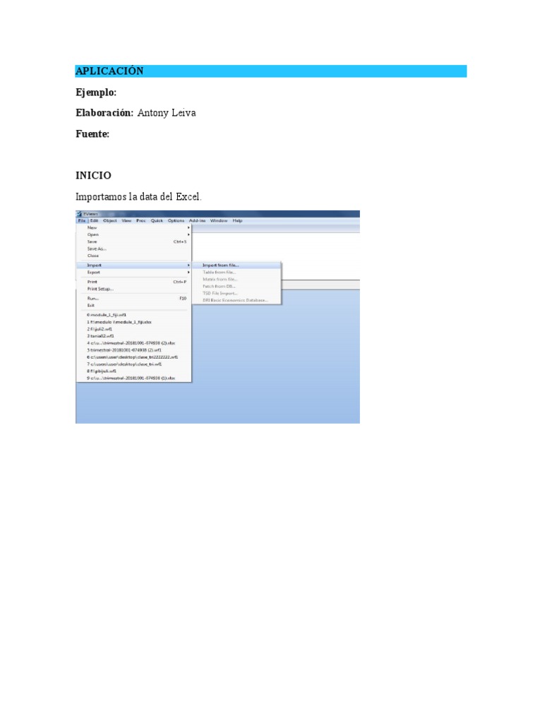 Clases de Eviews | Descargar gratis PDF | Multicolinealidad | Econometría