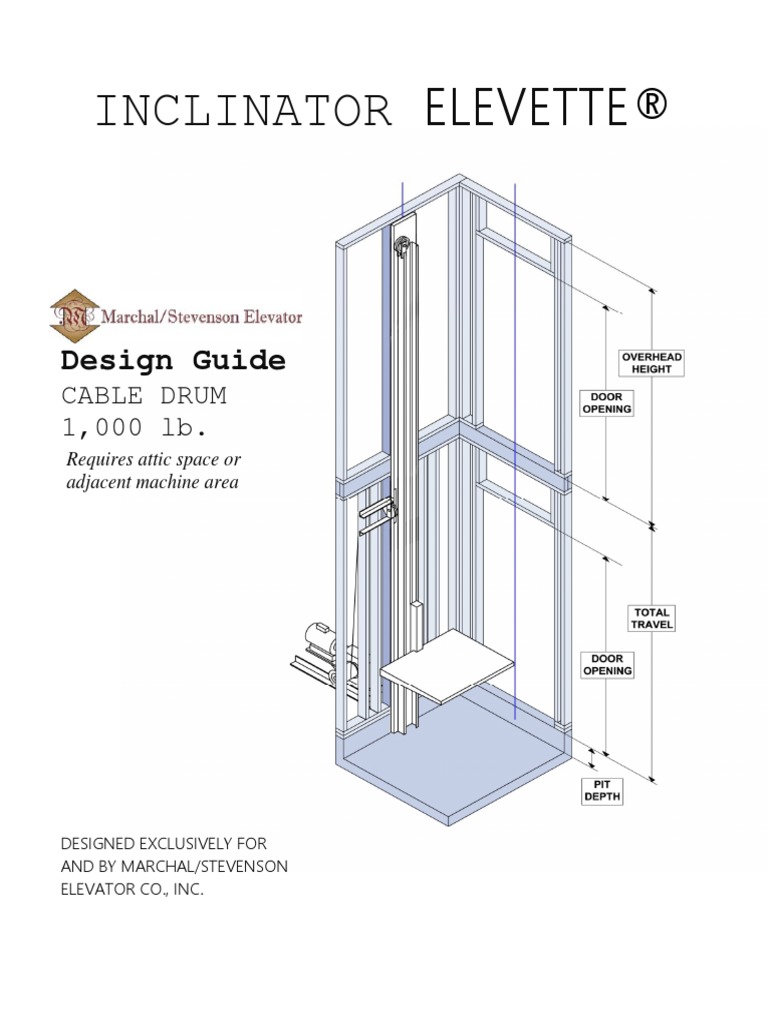Elevette Design-Guide-1000 | Download Free PDF | Elevator | Door