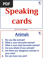 Speaking Cards b1-b2 | PDF | Pet | Ukraine