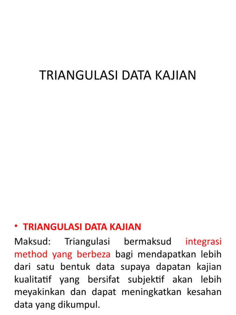 6 Data Triangulasi Kualittaif | PDF