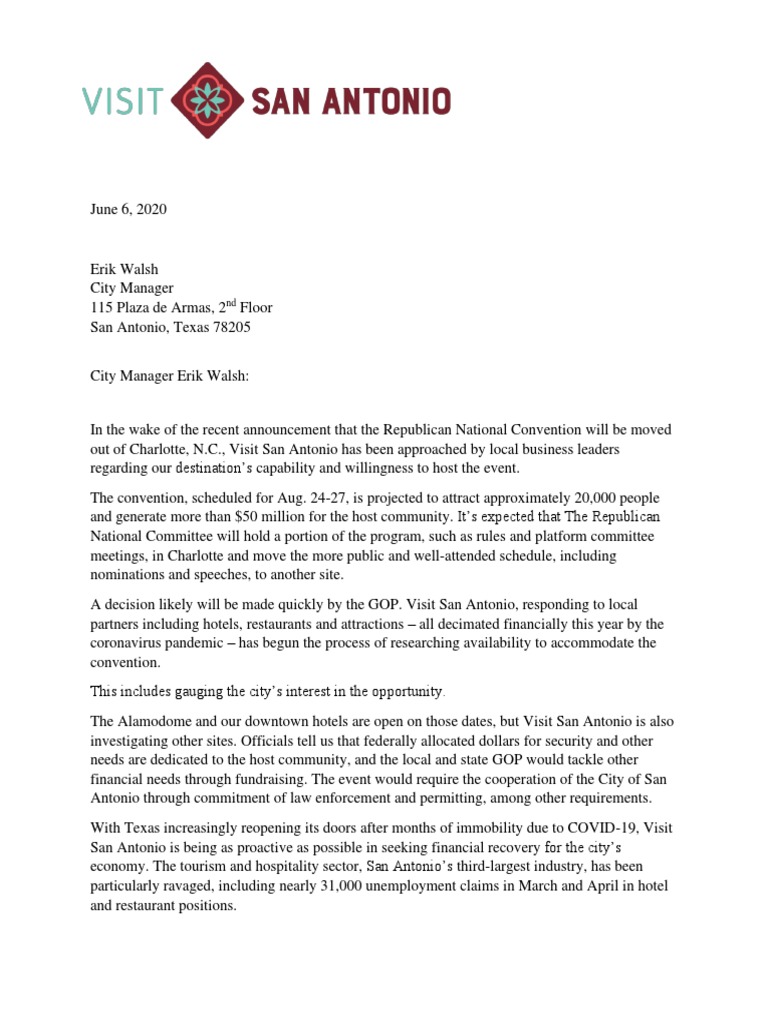 RNC Letter To Erik Walsh | PDF | Social Science