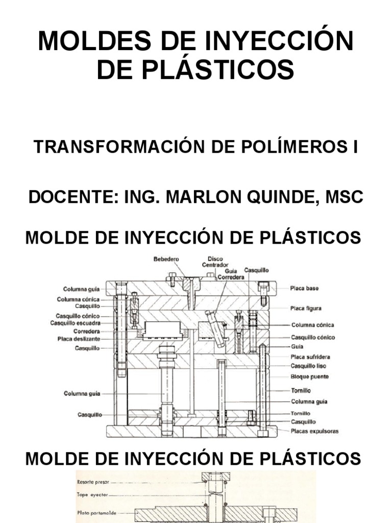 Partes y Clasificación de Moldes de Inyección | PDF | Industrias ...