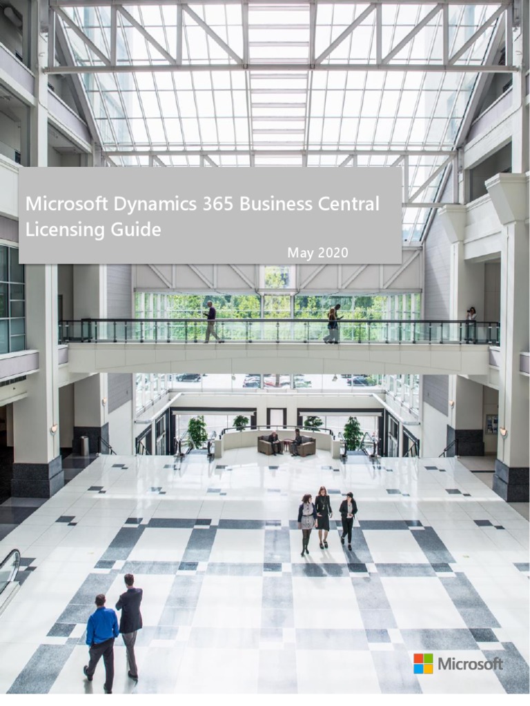 Dynamics 365 Business Central Licensing Guide - May 2020 | PDF | Cloud ...