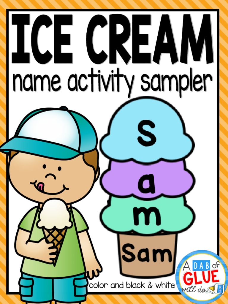 Ice Cream Name Activity Sampler | PDF | Communication