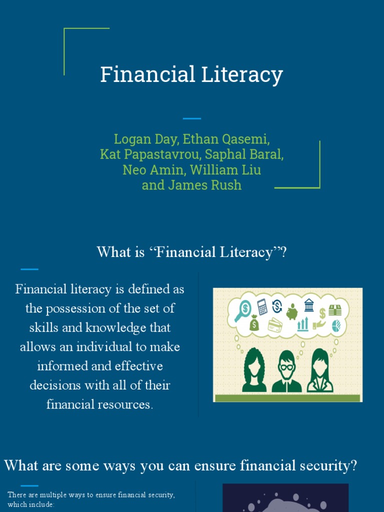 Financial Literacy | PDF | Debt | Credit