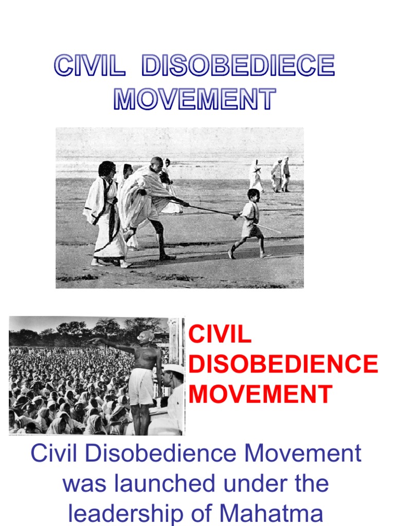 Civil Disobedience Movement | PDF