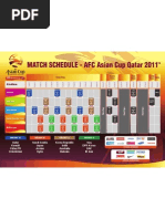AFC Competitions Calendar 2025-26 | PDF | Sports | Fifa