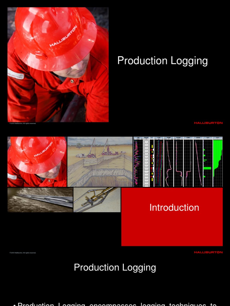PLT Halliburton | PDF | Flow Measurement | Petroleum Reservoir