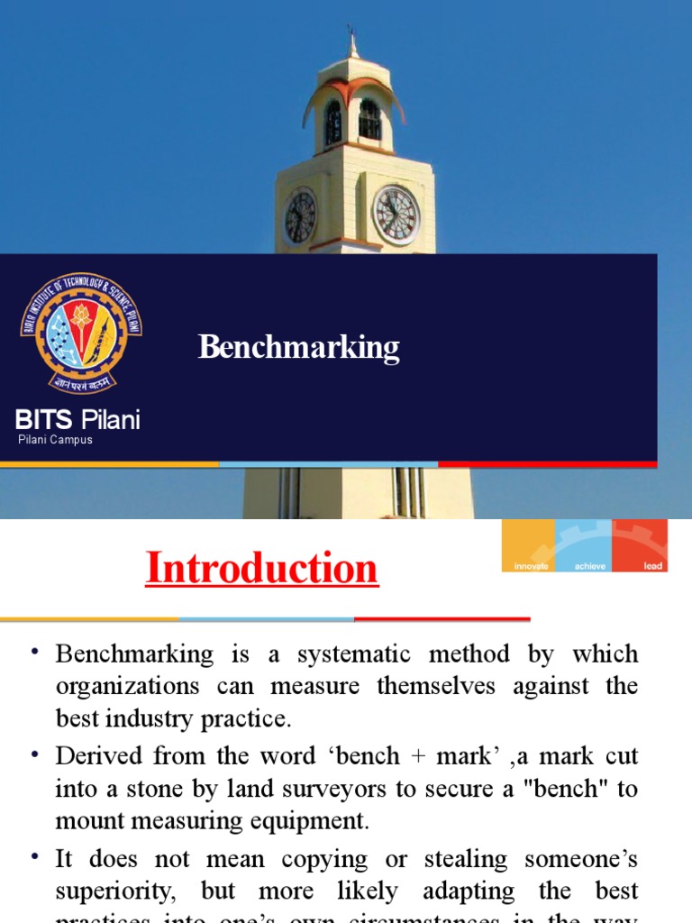 Benchmarking: BITS Pilani | PDF | Benchmarking | Performance Indicator