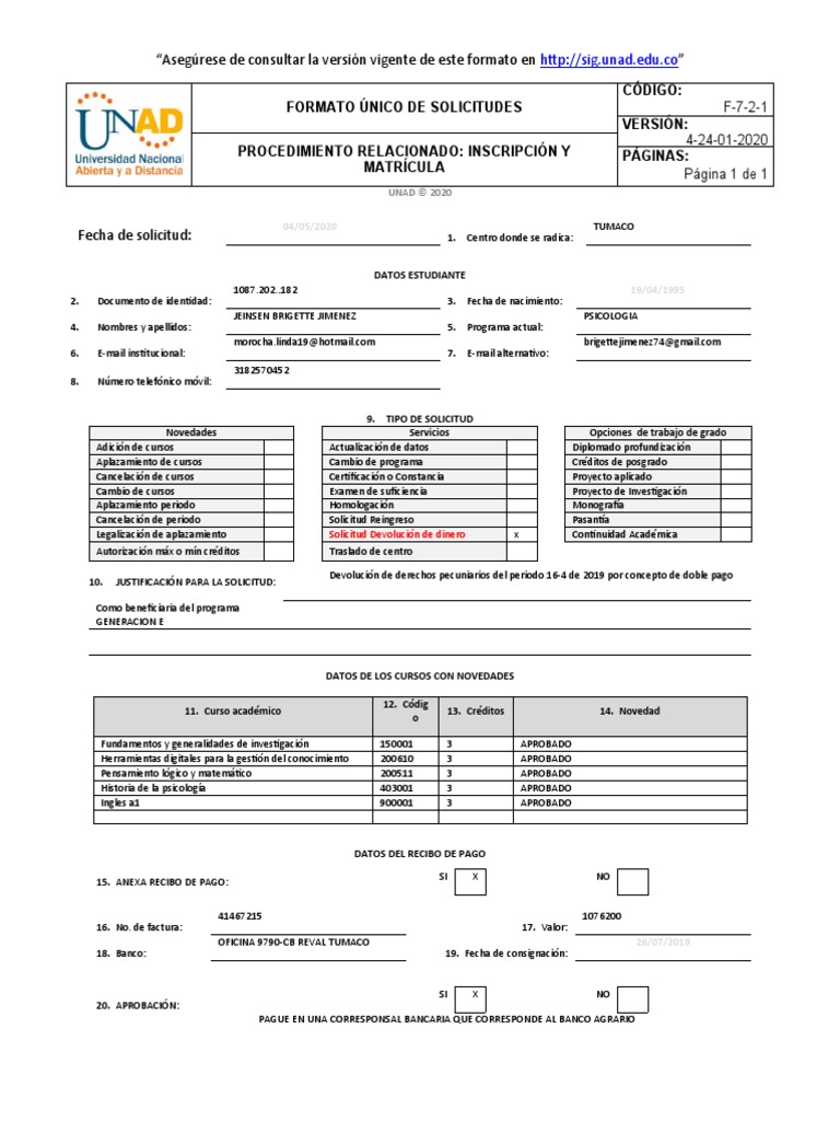 Formato Unico de Solicitudes | PDF | Business Formato Unico de Solicitudes | PDF | Business