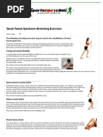 Heel Cord Stretching Guide | PDF | Foot | Human Anatomy