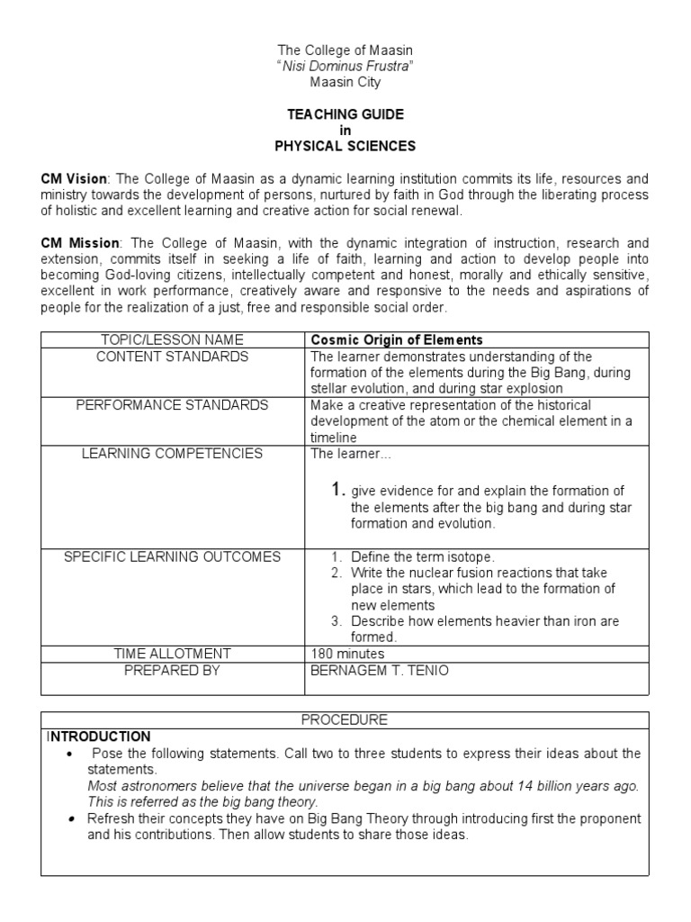 Cosmic Origin of Elements | PDF | Stars | Chemical Elements