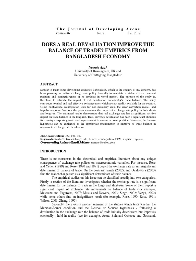 Bangladesh Devaluation | PDF | Exchange Rate | Devaluation