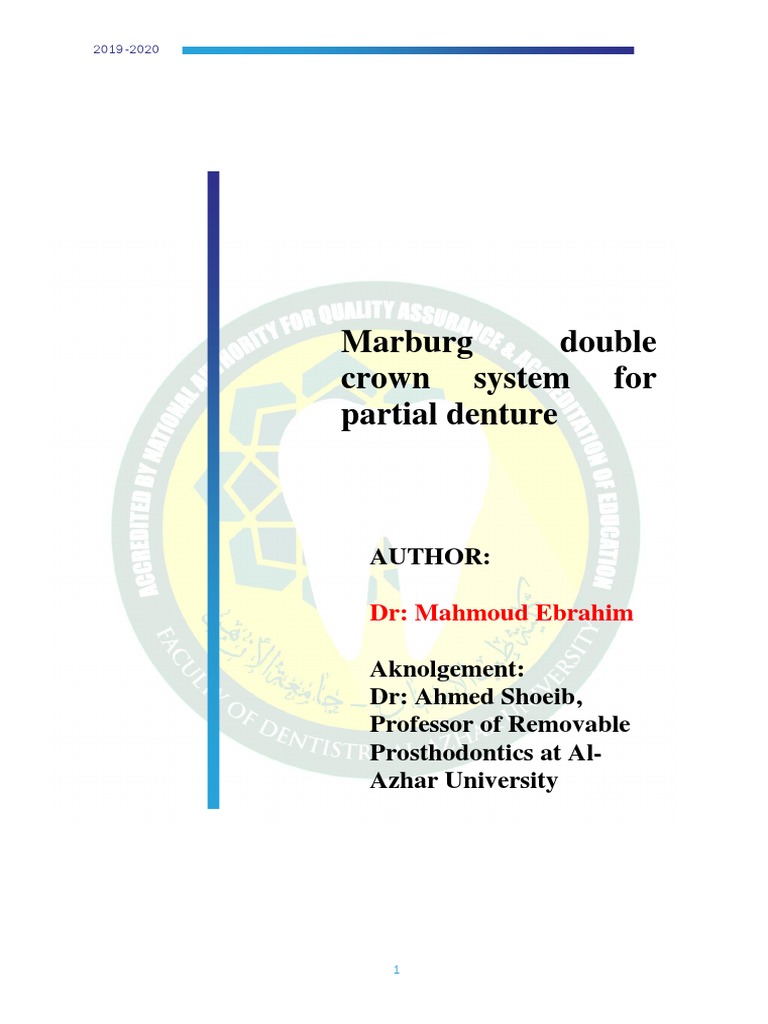 Marburg Double Crown System Overview | PDF | Dentures | Dentistry
