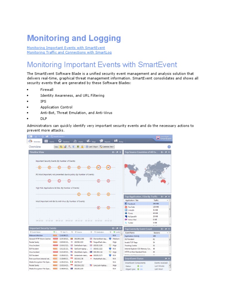 Monitoring and Logging: Monitoring Important Events With Smartevent ...