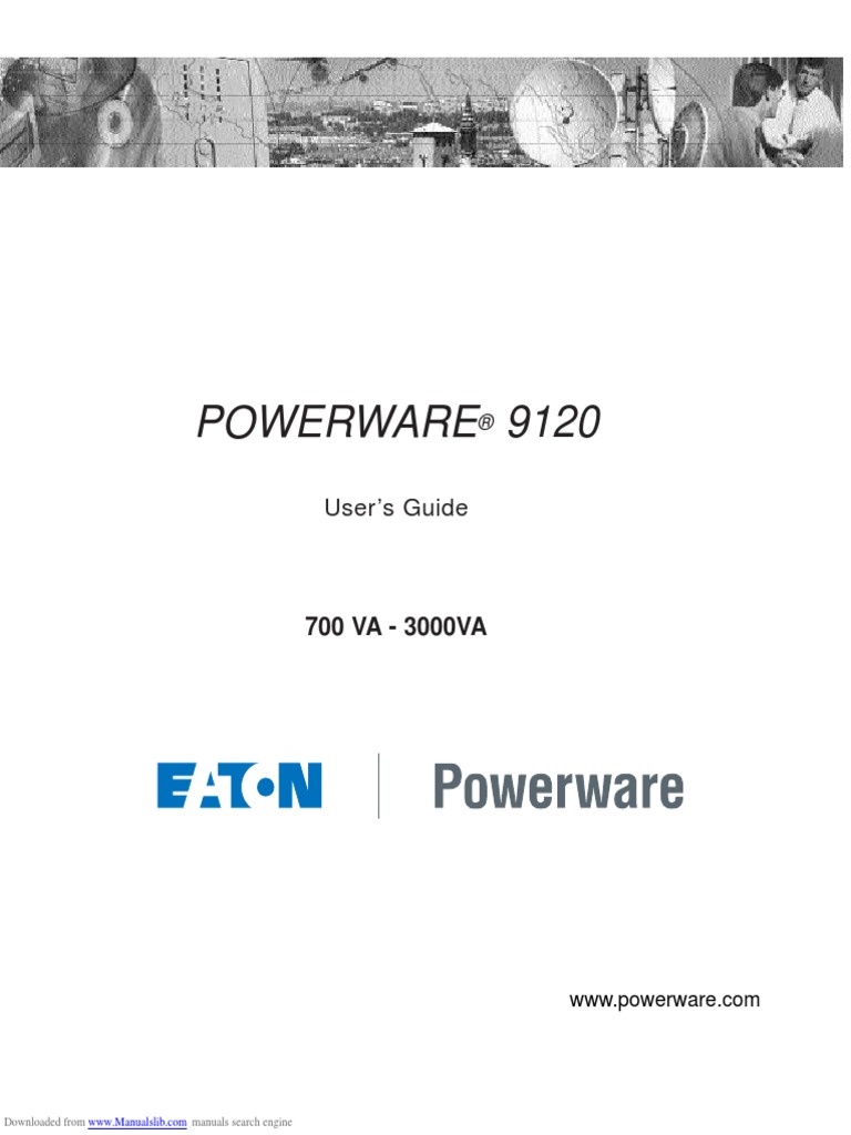 Powerware 9120: User's Guide | PDF | Ac Power Plugs And Sockets ...