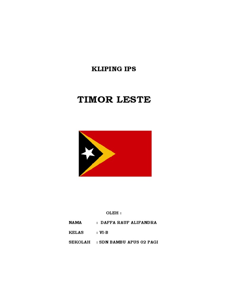 Kliping IPS: Timor Leste | PDF