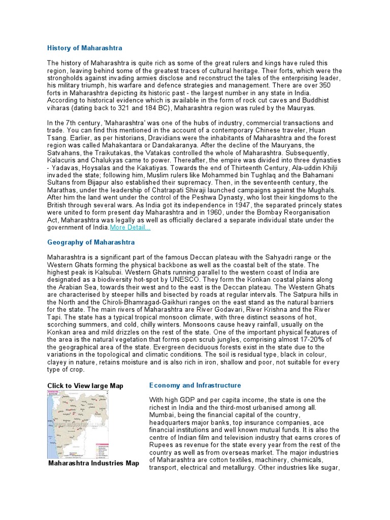 History of Maharashtra | PDF | Sikhism