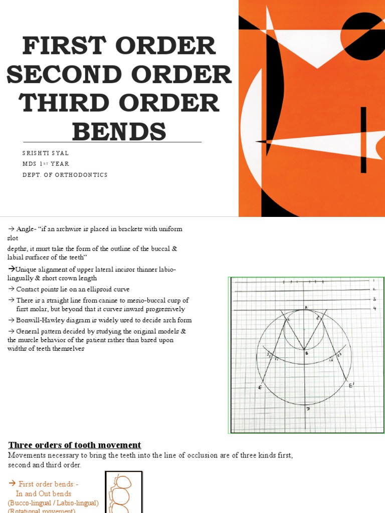 First Order Second Order | PDF | Tooth | Mouth