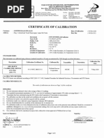 Calibration Certificate | PDF | Calibration | Manufactured Goods