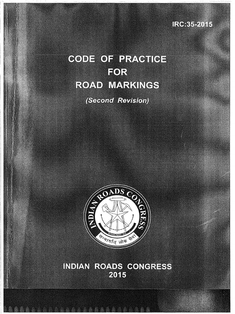 Irc-35 2015 | PDF | Road | Traffic