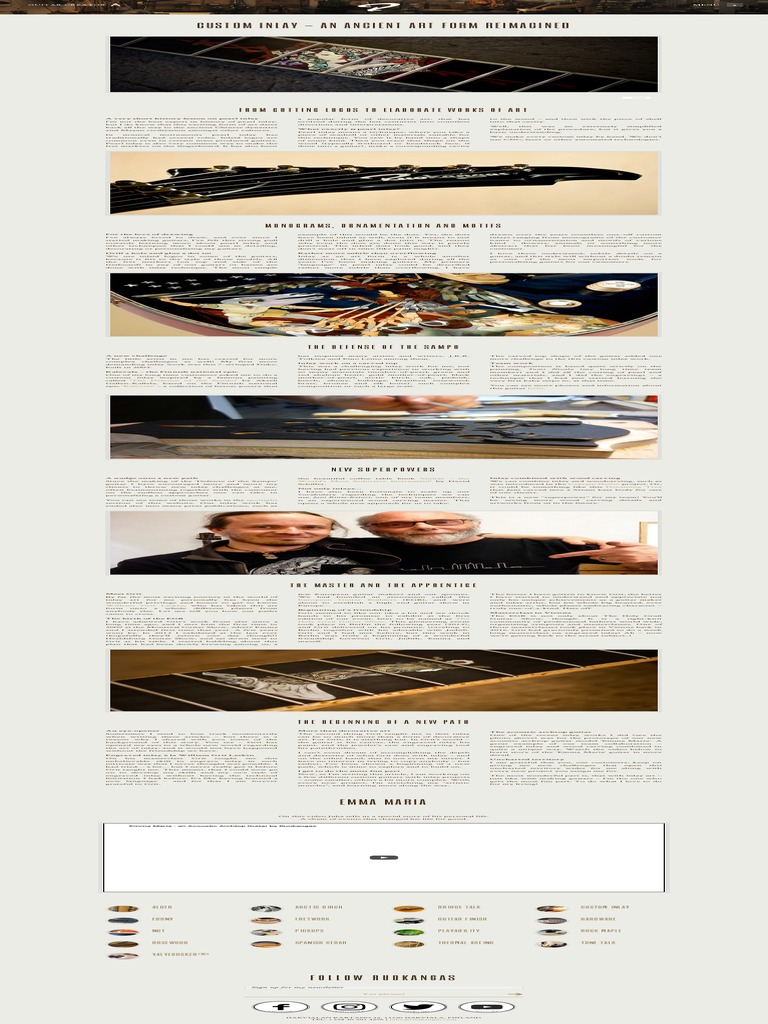 Custom Inlay - An Ancient Art Form Reimagined by Juha Ruokangas PDF ...