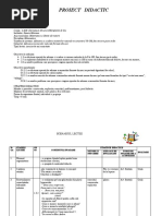 Matematica - Proiect - Didactic - Clasa 1 | PDF