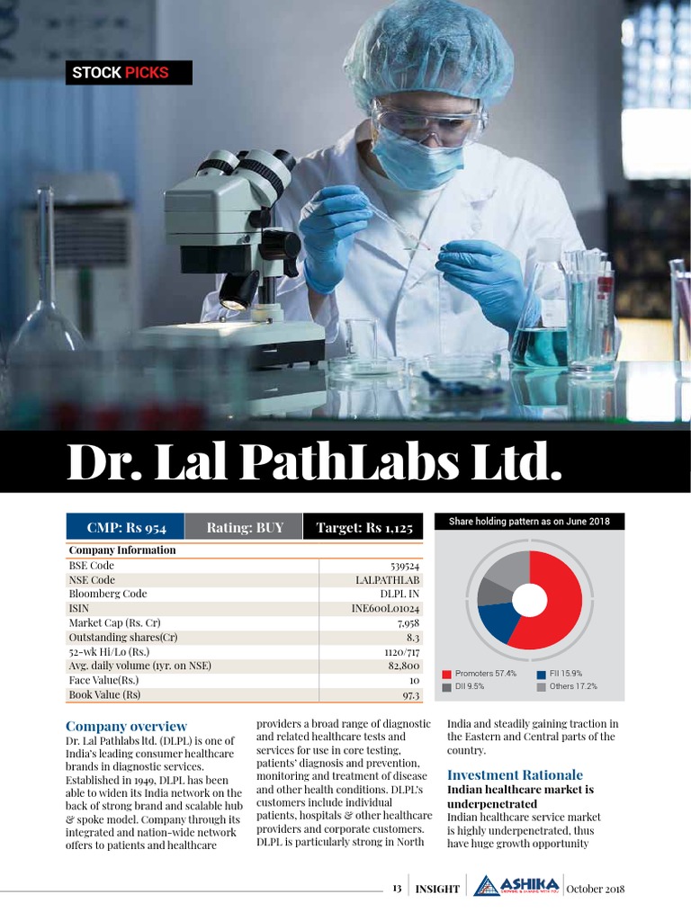 Dr. Lal PathLabs 1 | Download Free PDF | Financial Analyst | Securities ...