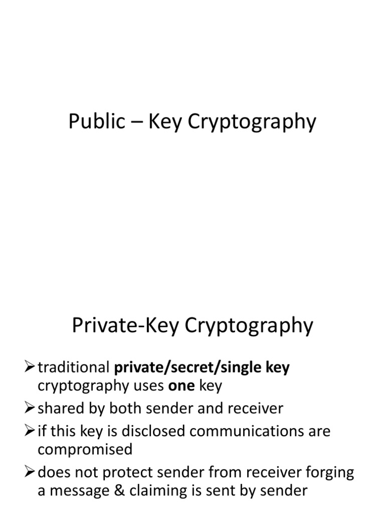 Public - Key Cryptography | PDF | Cryptography | Public Key Cryptography