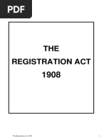 Registration Act Notes | PDF | Deed | Property