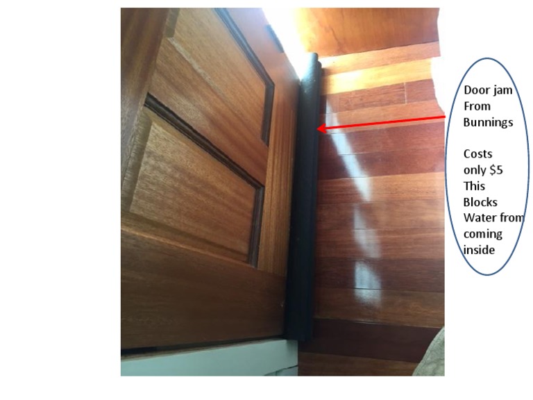 Door Jam From Bunnings Costs Only $5 This Blocks Water From Coming ...