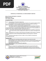 Accomplishment Report Lis-Ebeis | PDF